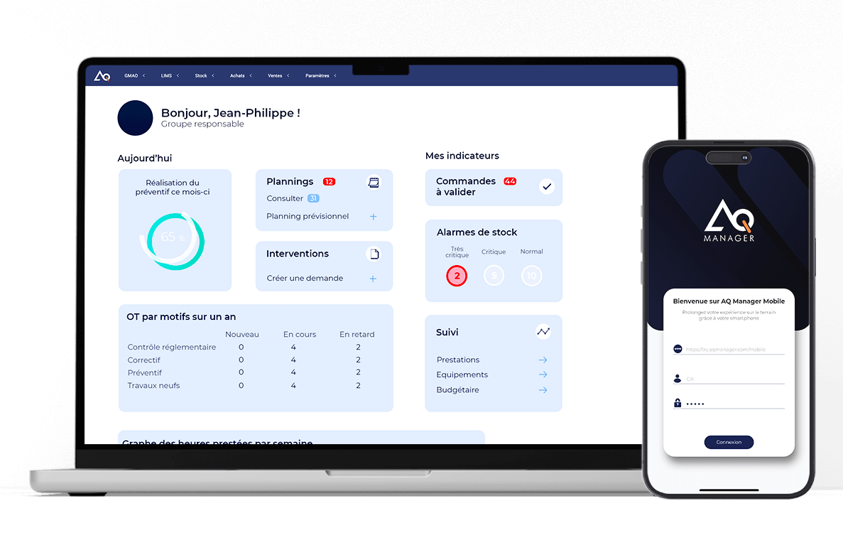 AQ Manager : CMMS software & LIMS software